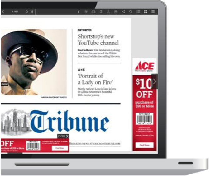 enewspaper readership - Chicago Tribune Media Group